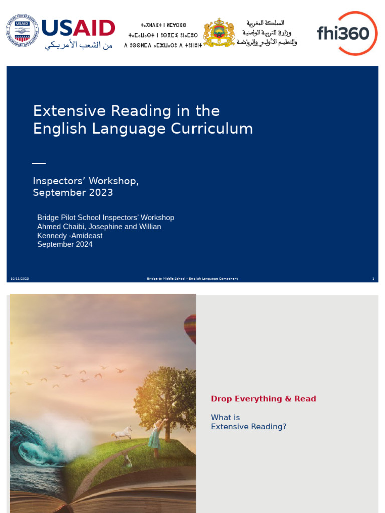 DEAR-Extensive Reading | PDF | Reading Comprehension | Pedagogy