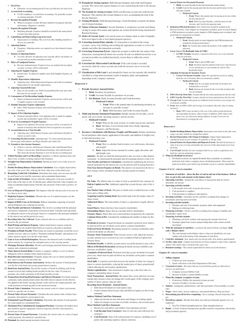 Final Cheat Sheet #3 | PDF