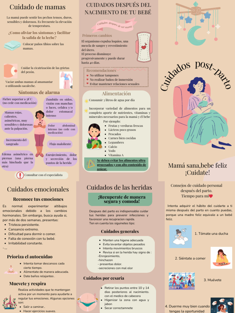 Cuidados Postparto | PDF | Pecho | Parto