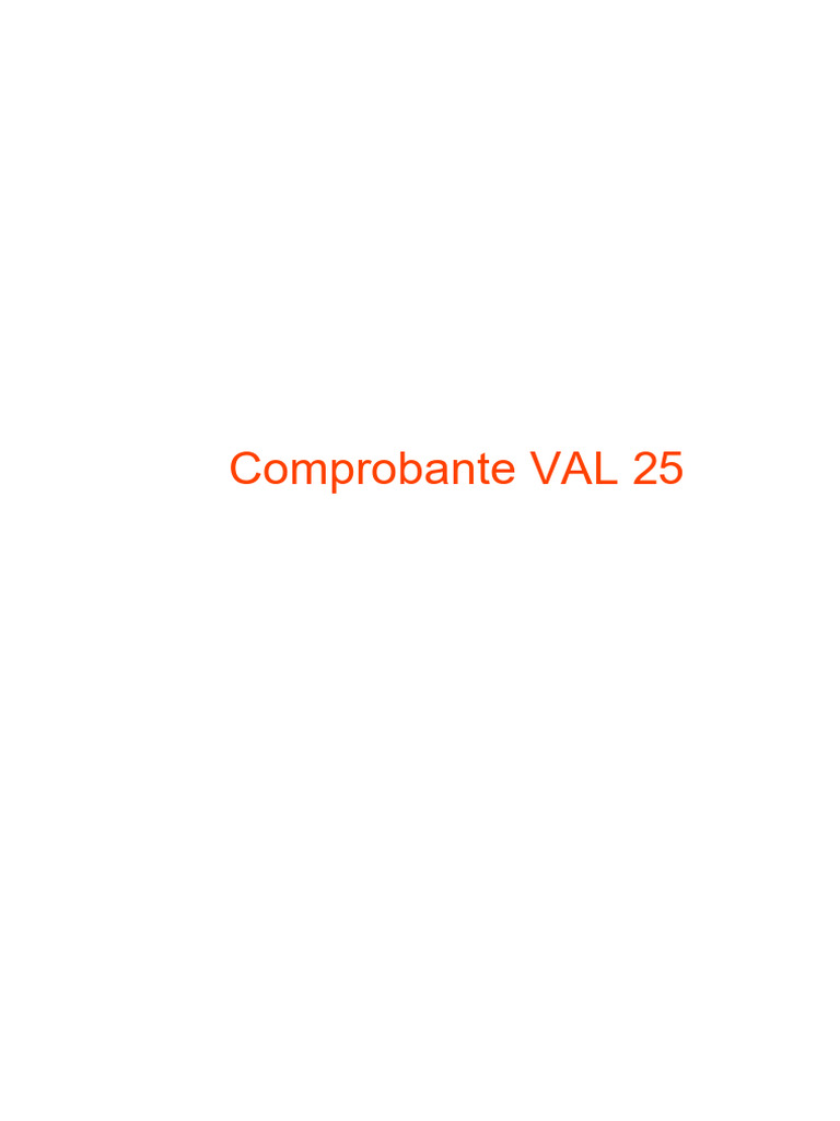 Val 25 | PDF