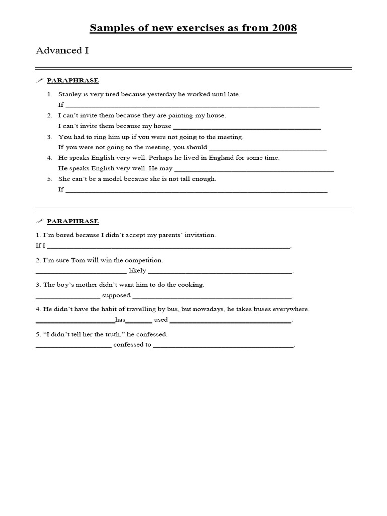 Sample Adv I | PDF