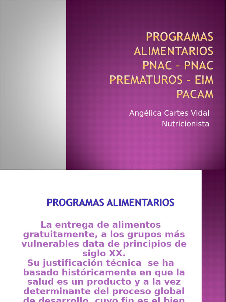 Programas Alimentarios 2016 | PDF | Amamantamiento | Leche