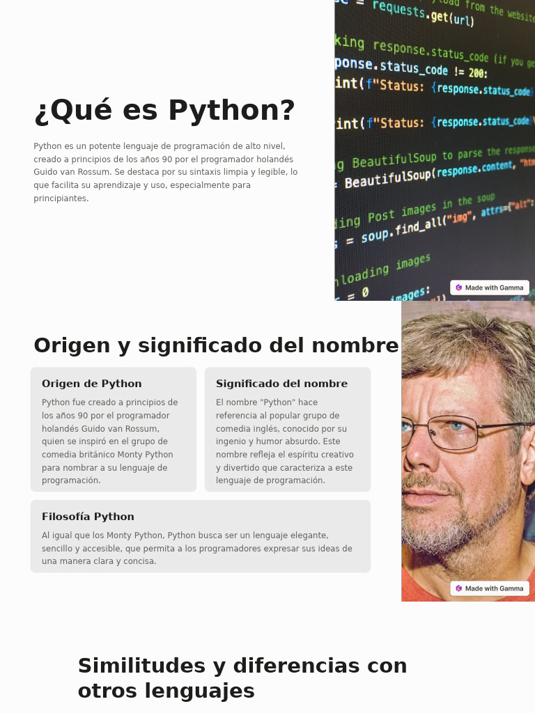 1 parte infromatica | PDF | Lenguaje de programación | Python (lenguaje ...