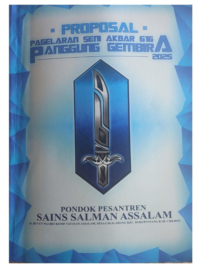 Proposal PG Embu Rap On Pes Salman | PDF