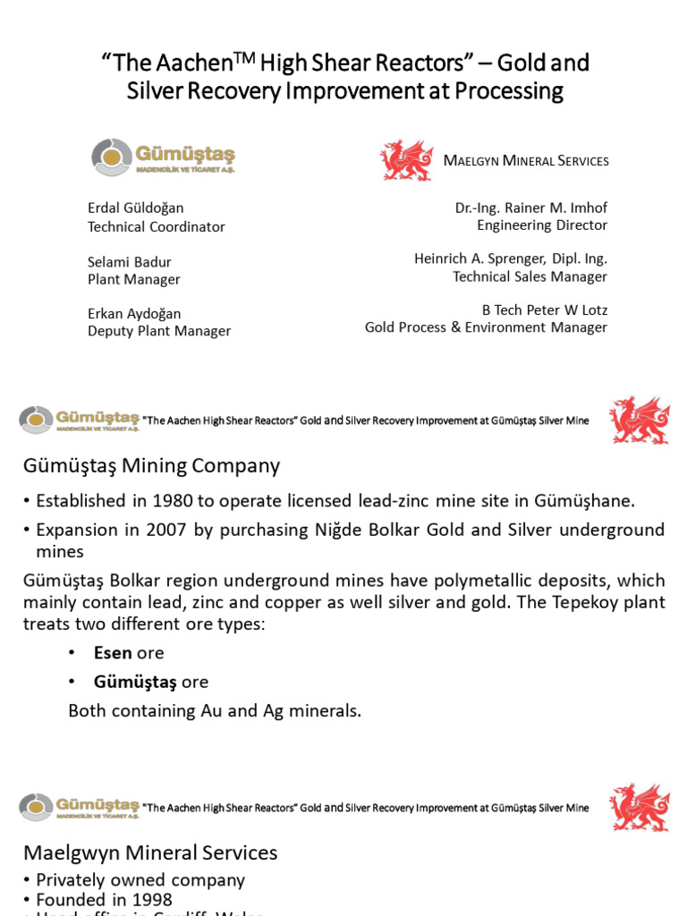 The Aachen High Shear Reactors-191031-HS-final | PDF | Ore | Mineralogy