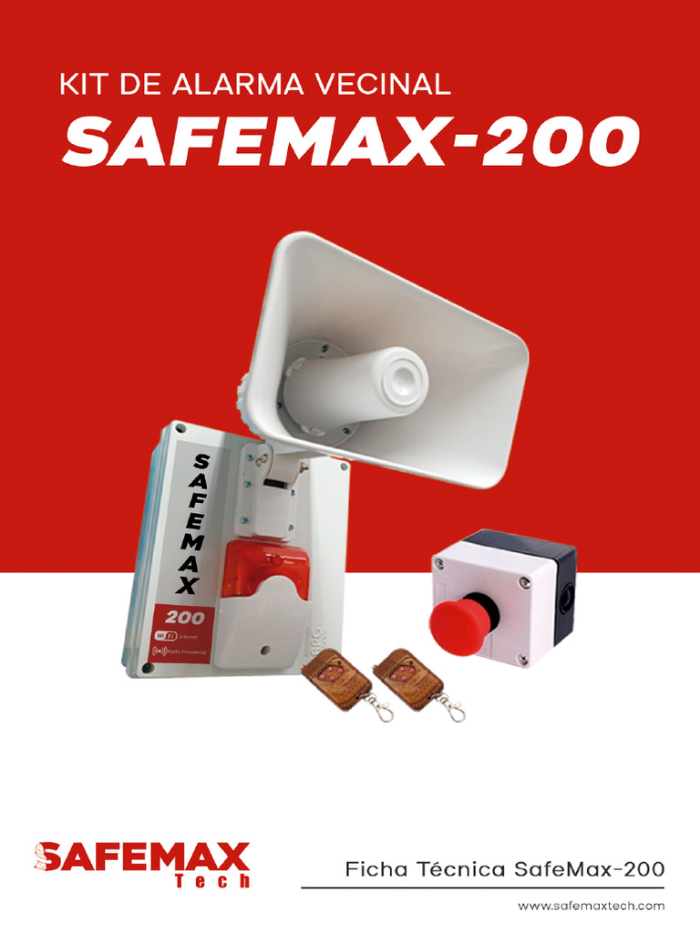 Datasheet SafeMax 200 | PDF