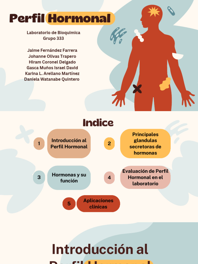 Expo de Perfil Hormonal | PDF | Estrógeno | Glucocorticoides