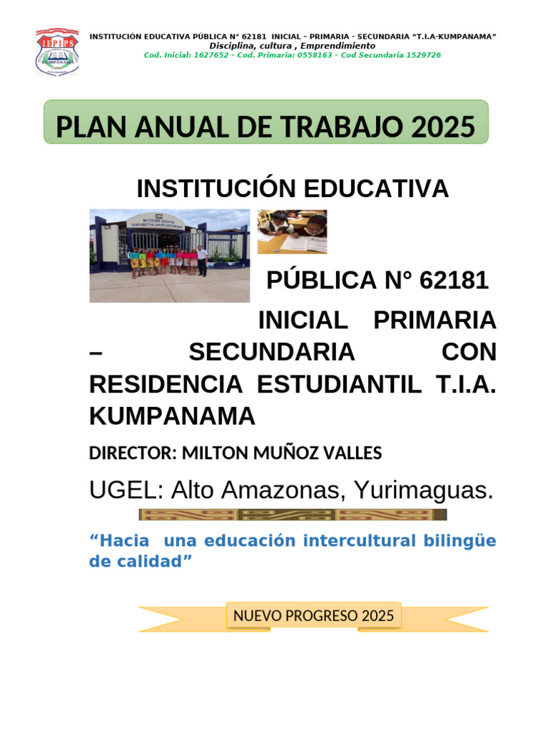 Pat 2025 Iep I-P-S T.i.a.kumpanama | PDF | Evaluación | Educación primaria