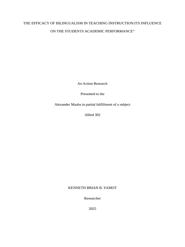 Kenneth Yamot Action Research | PDF | Coefficient Of Determination ...
