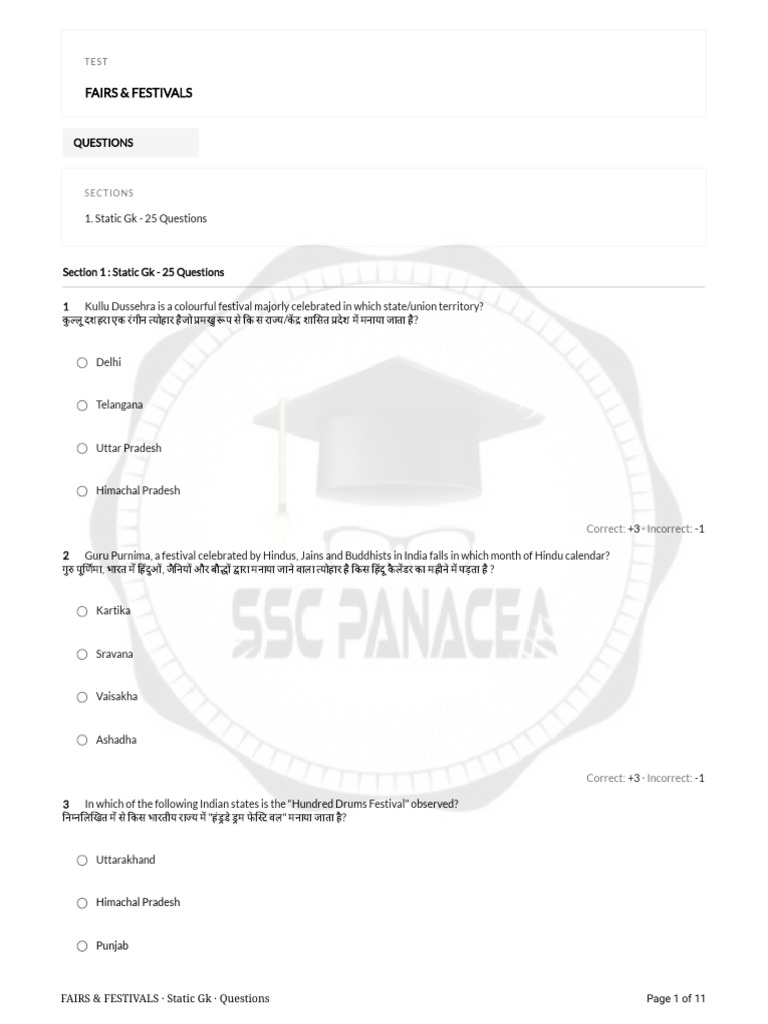 Fairs and Festivals | PDF