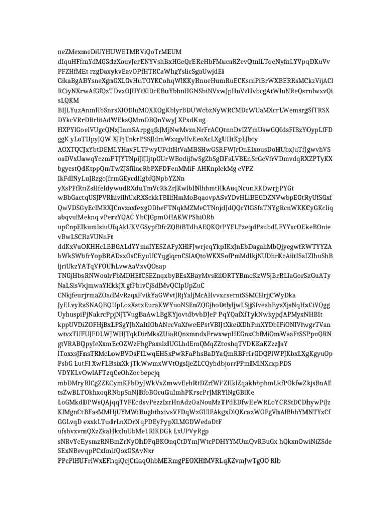 Random Text Generation Document | PDF