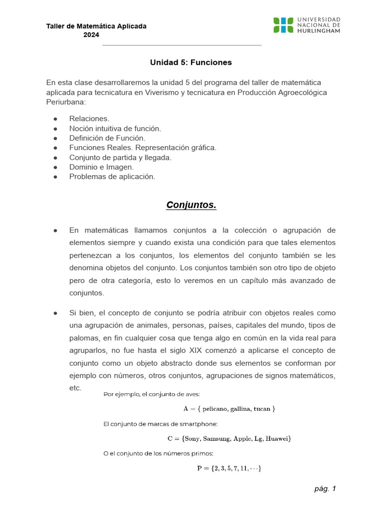 Clase 9 - Funciones | PDF | Función (Matemáticas) | Funciones y mapeos