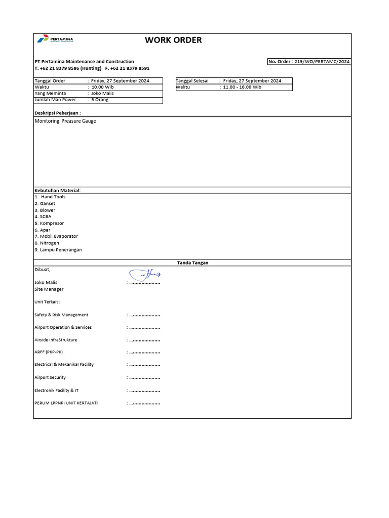 Material Needs for Airport Operations | PDF