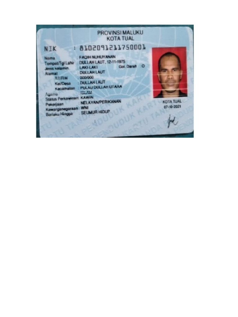 KTP DULLAH LAUT | PDF