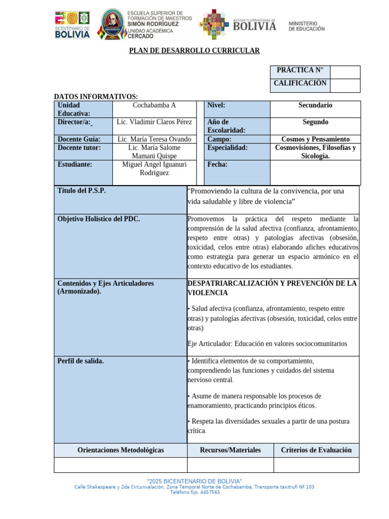 PDC 2do Clase Comuniraia | PDF