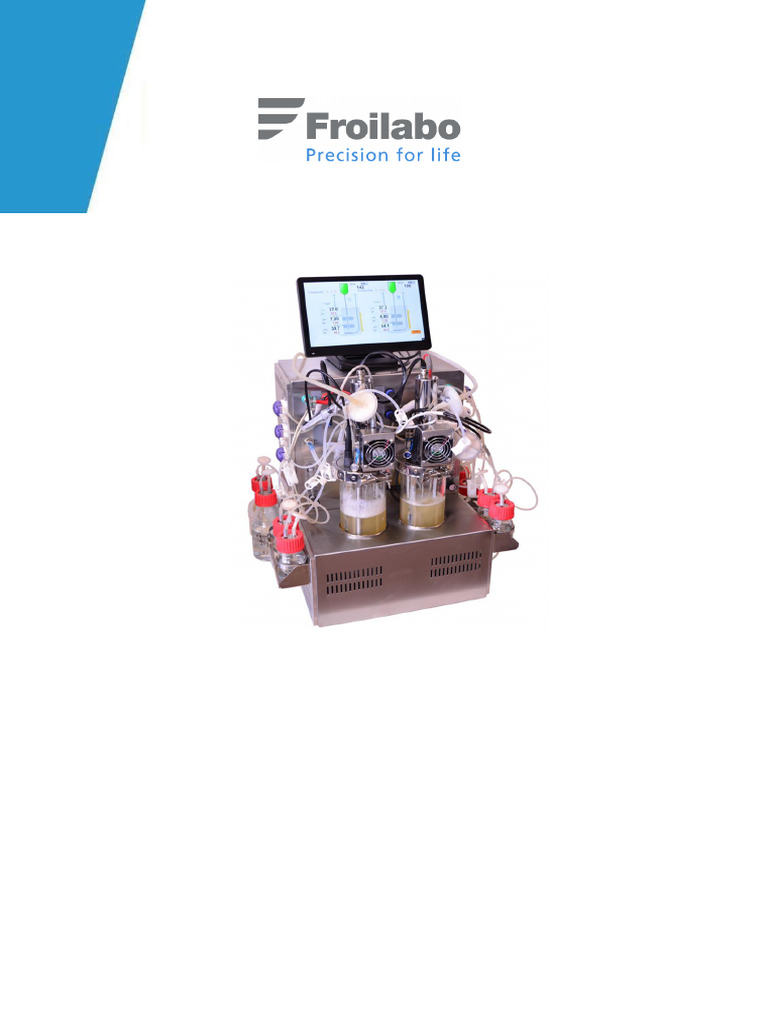 1L Bioreactor User Manual | PDF | Electrical Connector | Computer Keyboard