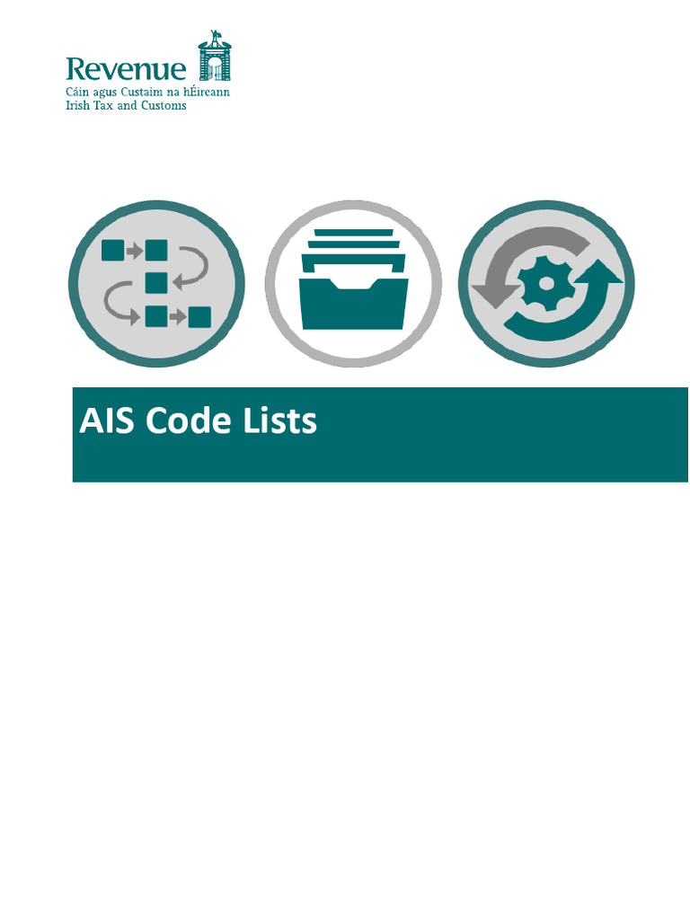 Ais Codelists | PDF | Customs | Taxes