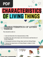 The 7 Characteristics of Life | PDF | Wellness