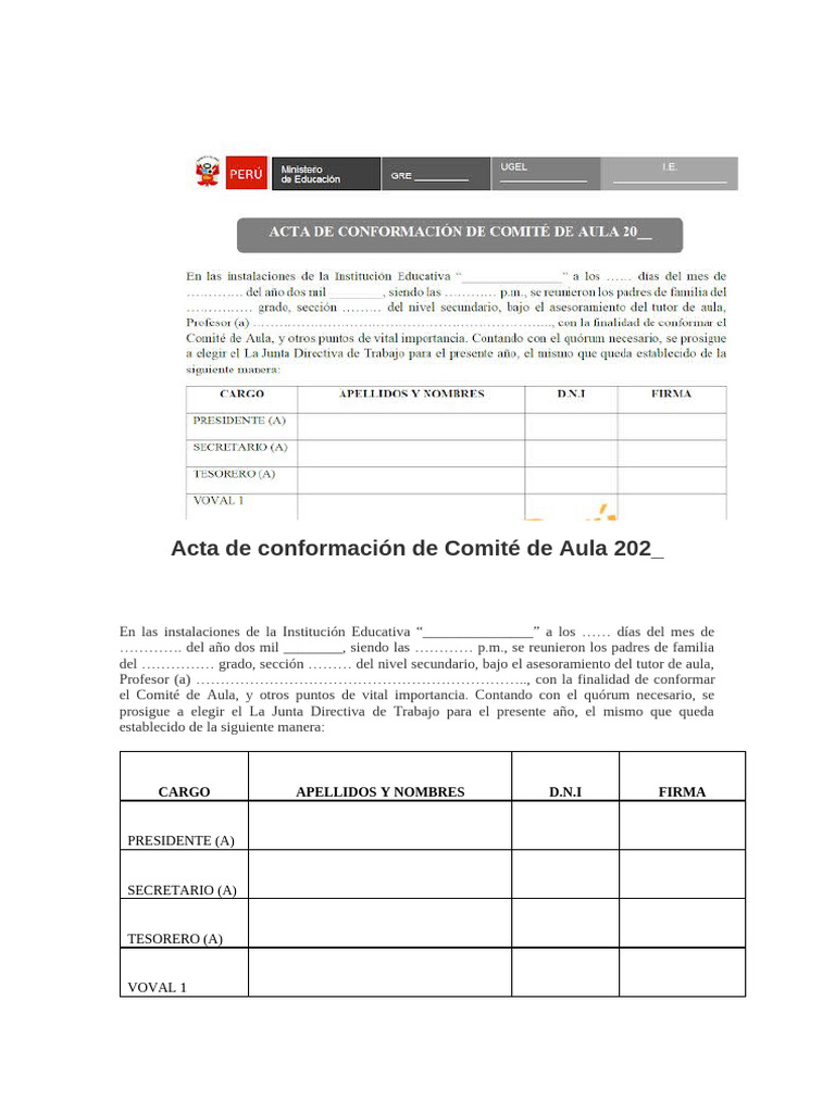 Acta Comité de Aula 202_ | PDF