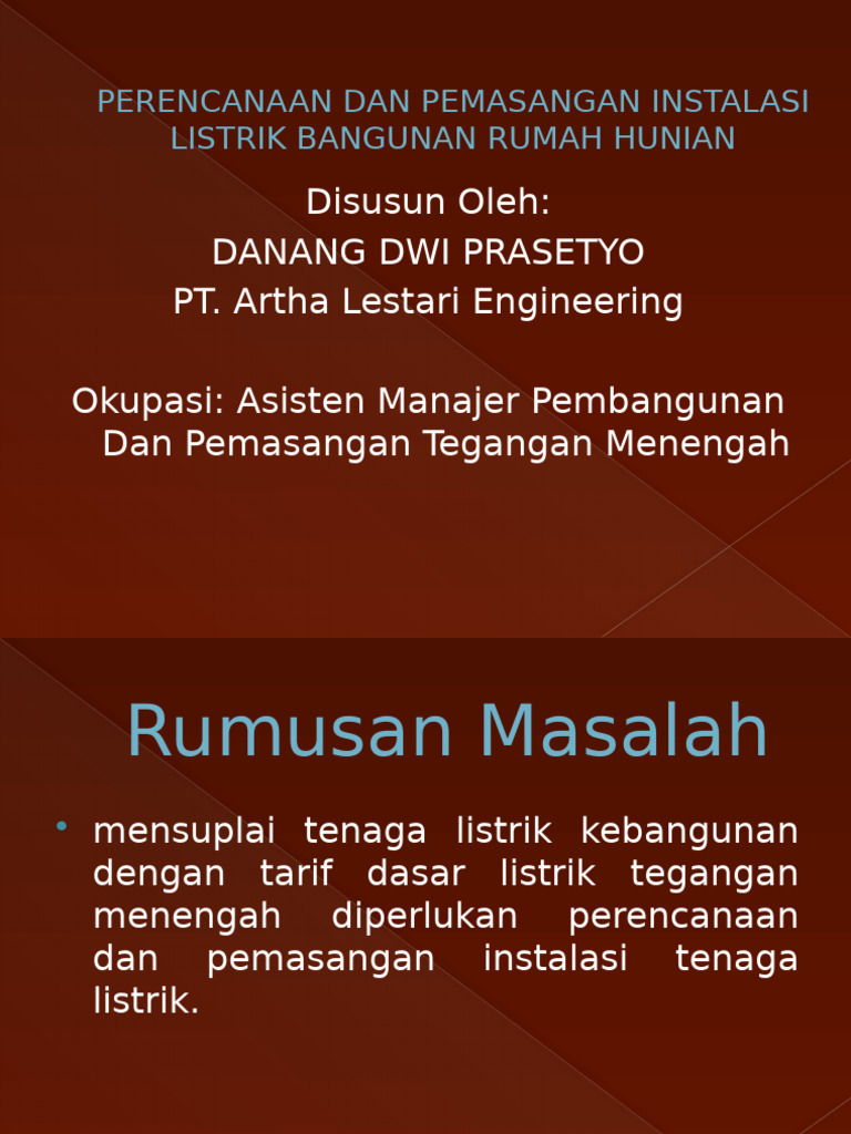 Studi Kasus Iptl TM Danang | PDF
