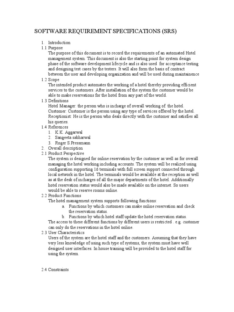 Software Requirement Specifications | PDF | User (Computing) | Cheque