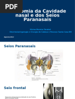 Anatomia Do Nariz e Seios Da Face | PDF | Sistema Esquelético | Otorrinolaringologia