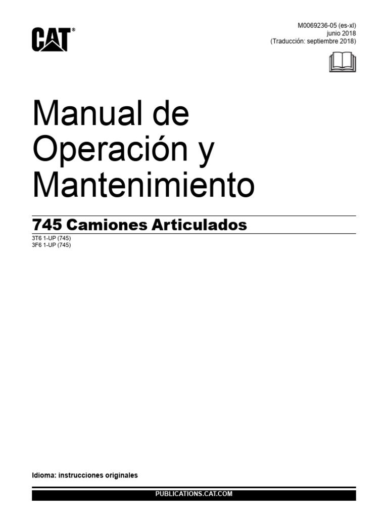 Manual Cat 745 | PDF | Información | Cambiar
