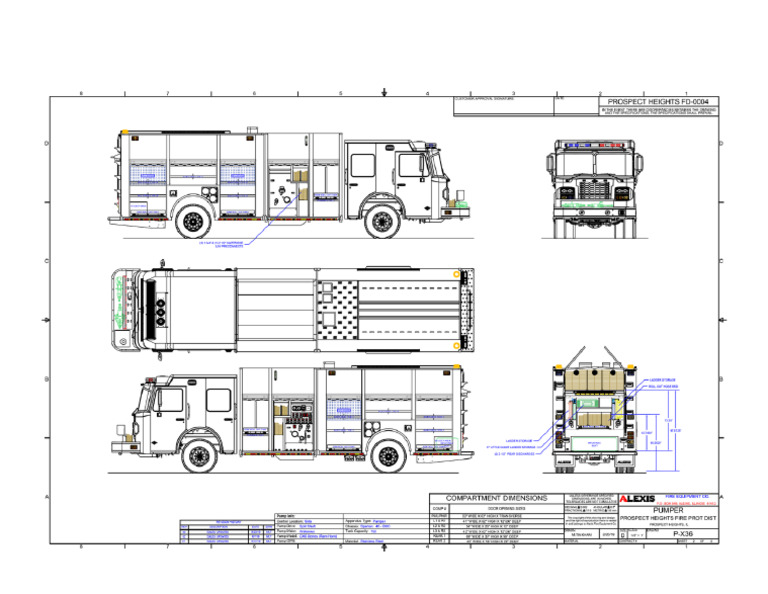Firefighter Truck Layout | PDF