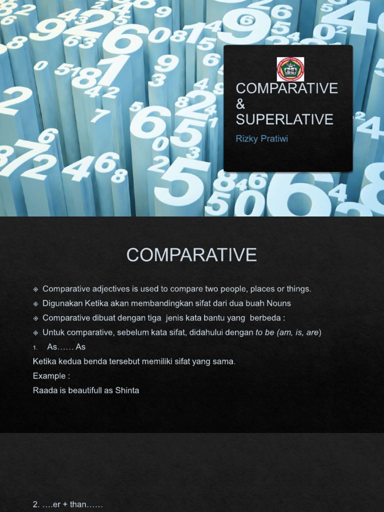 Comparative & Superlative | PDF