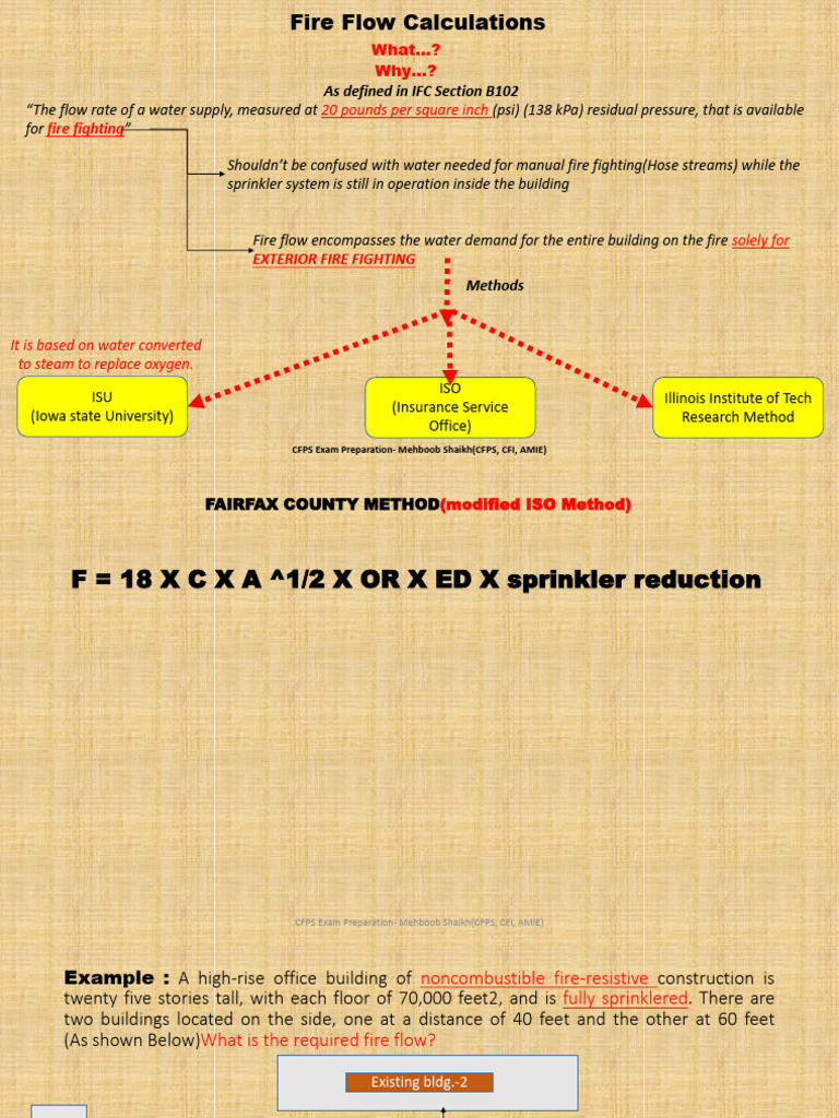 Fire Flow Calculation Methods Explained | PDF
