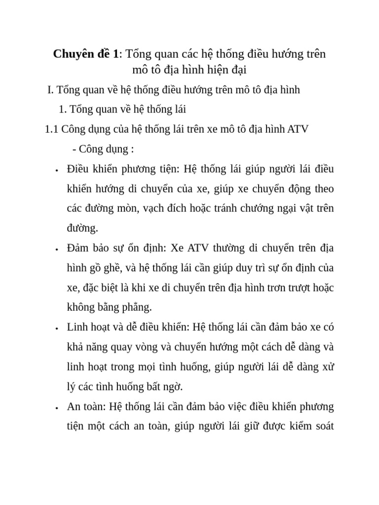De Cuong Bao Cao Chuyen de Tot Nghiep | PDF
