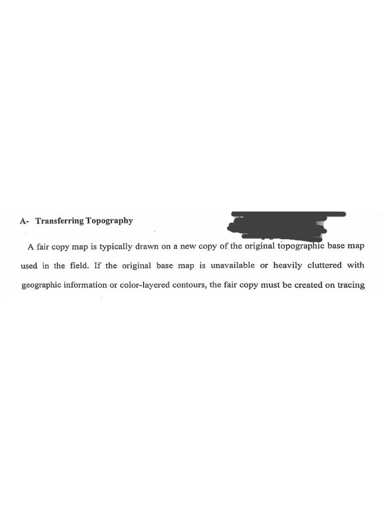 Creating Fair Copy Map. | PDF