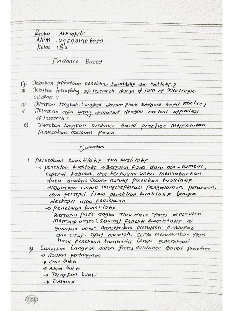 Evidance Based | PDF