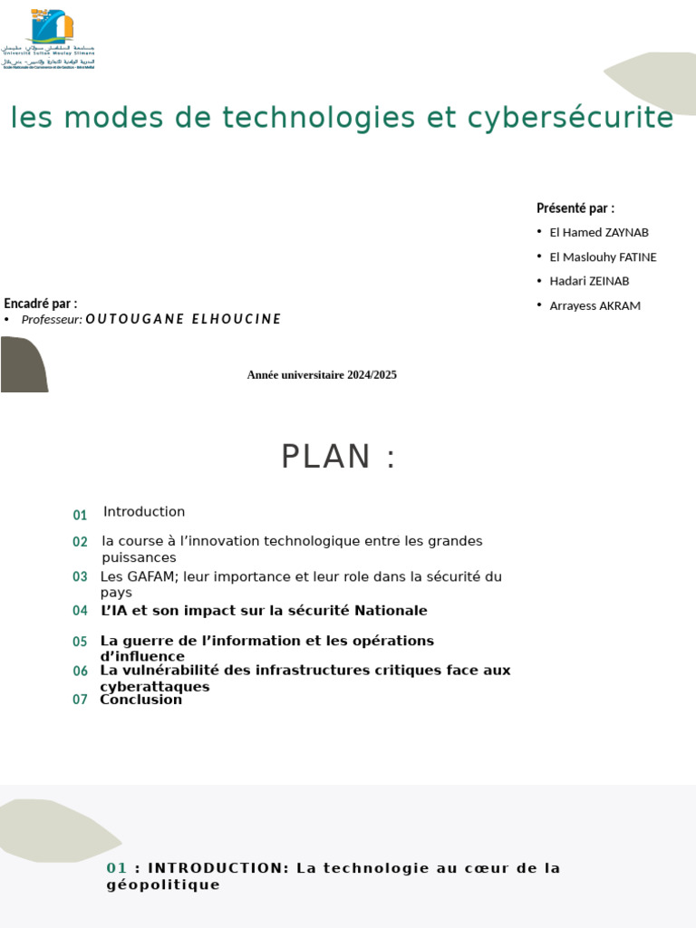 Geo Presentation | PDF | Intelligence artificielle | Intelligence (IA) et sémantique