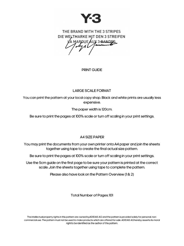 Y3 Instruction | PDF