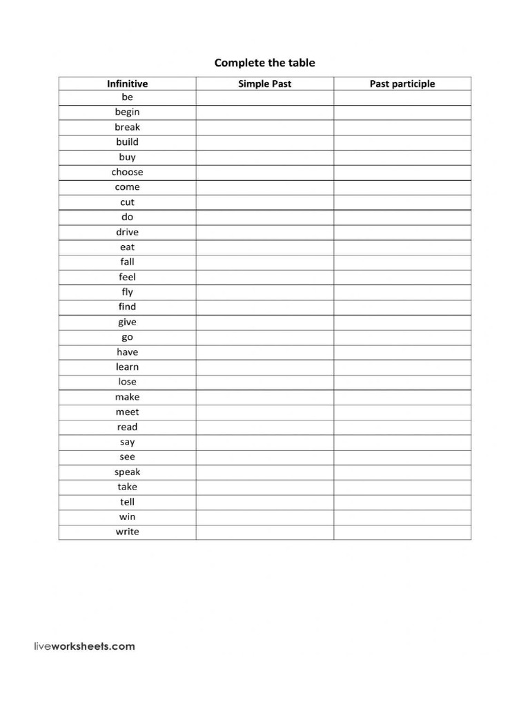 Worksheet 46827 | PDF