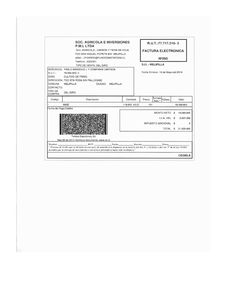 Facturas Grupo 1 | PDF