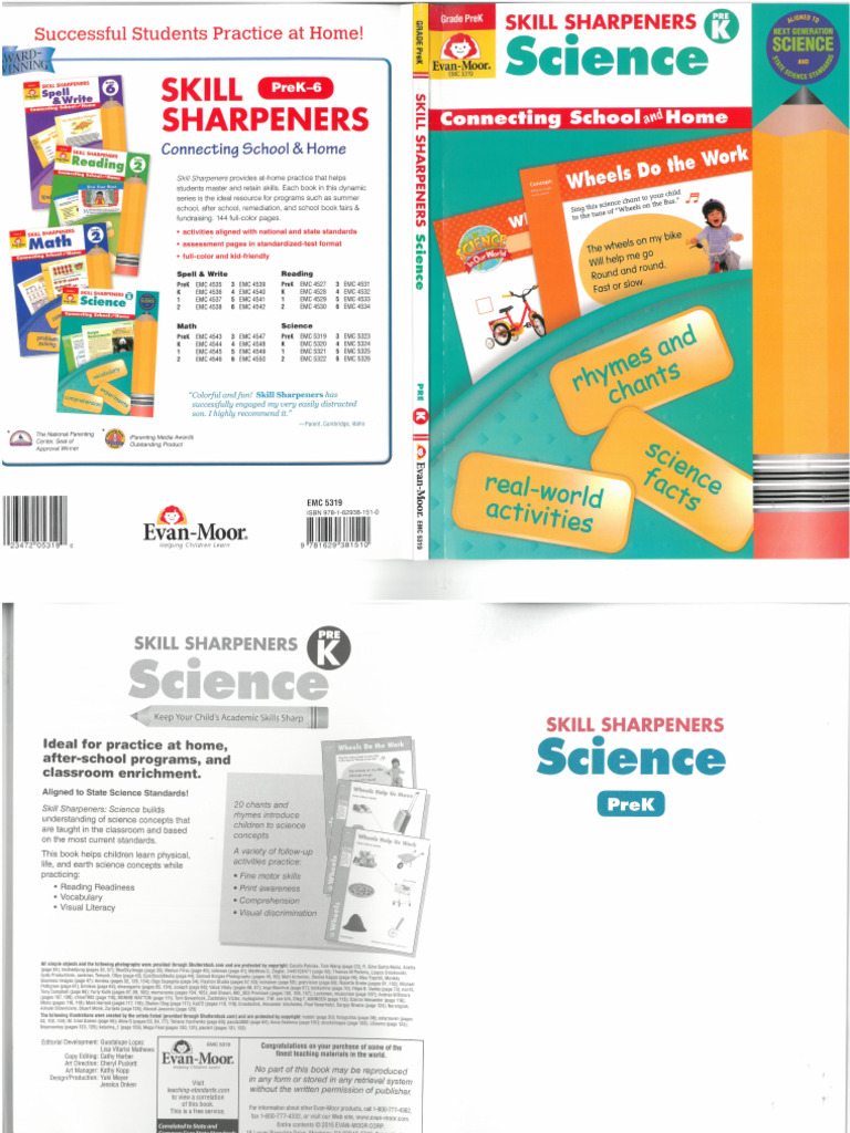 Skill Sharpeners Science Pre K | PDF