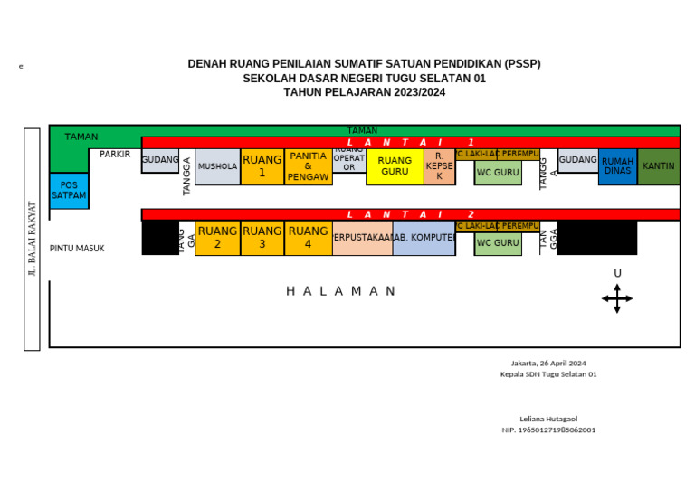 Denah Lokasi Ujian 2024 | PDF