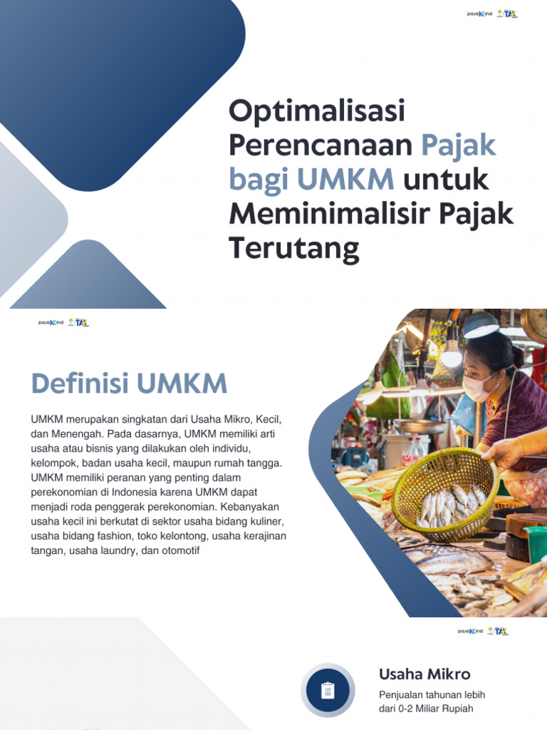 Optimalisasi Perencanaan Pajak UMKM | PDF