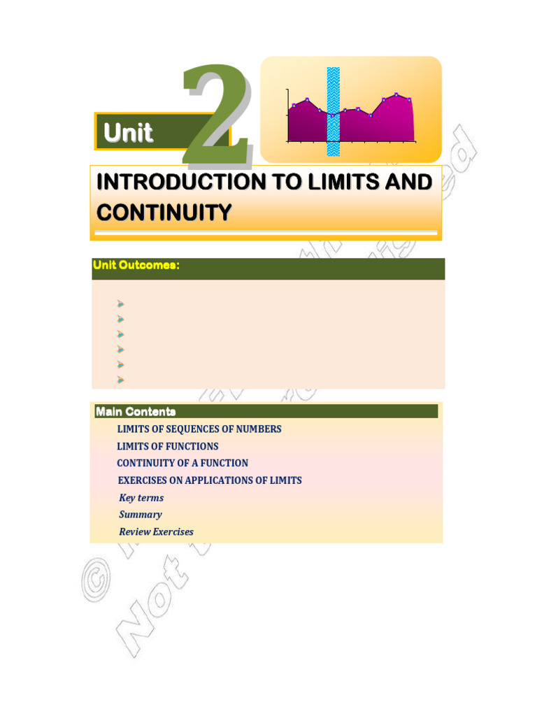 Understanding Limits and Continuity | PDF | Limit (Mathematics ...