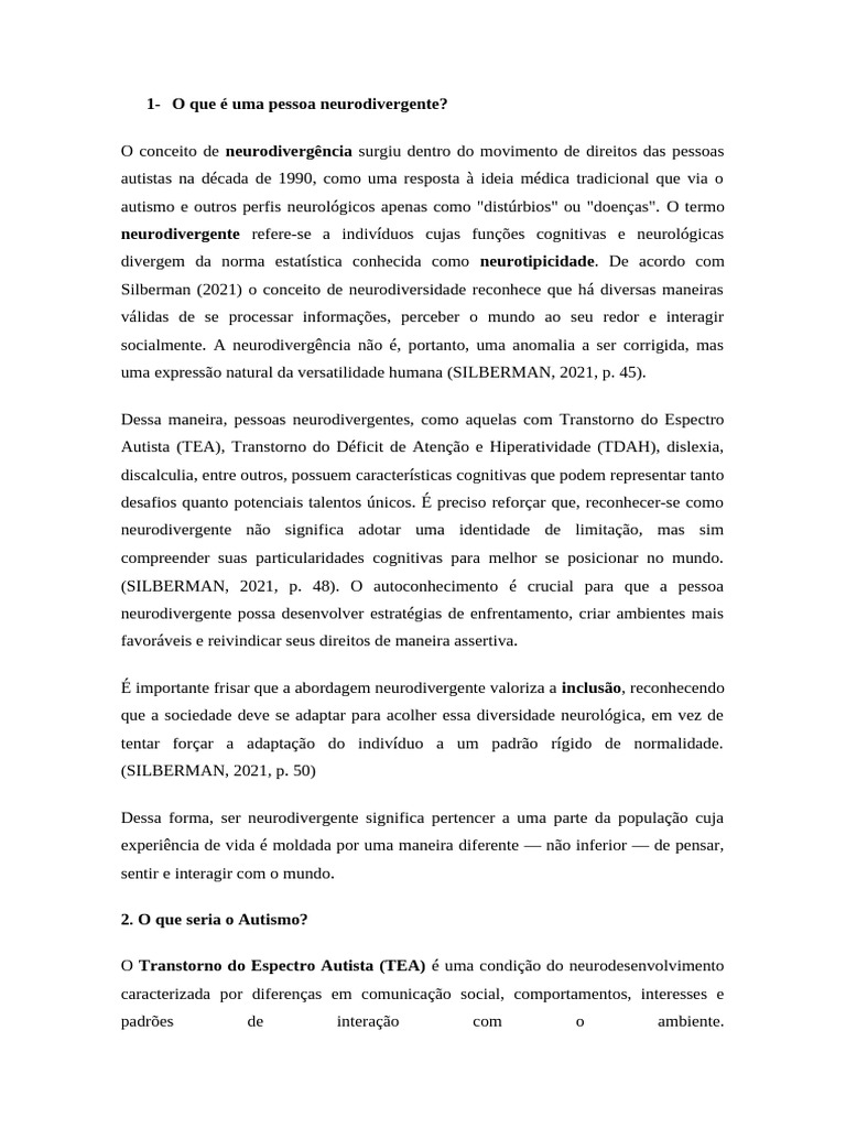 Especificidades Do TEA e Desafios No Contexto Penal | PDF | Autismo ...