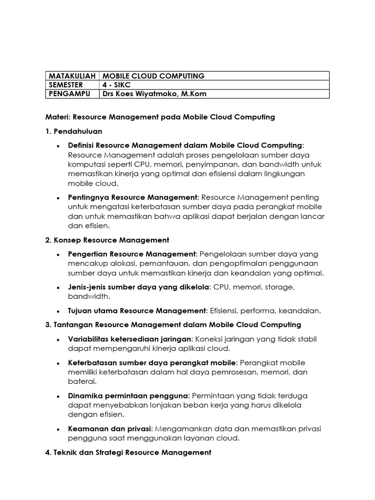 RESOUCE MANAJEMEN | PDF