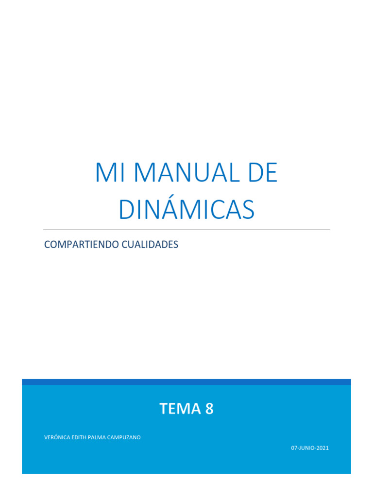 Mi Manual de Dinamicas | PDF