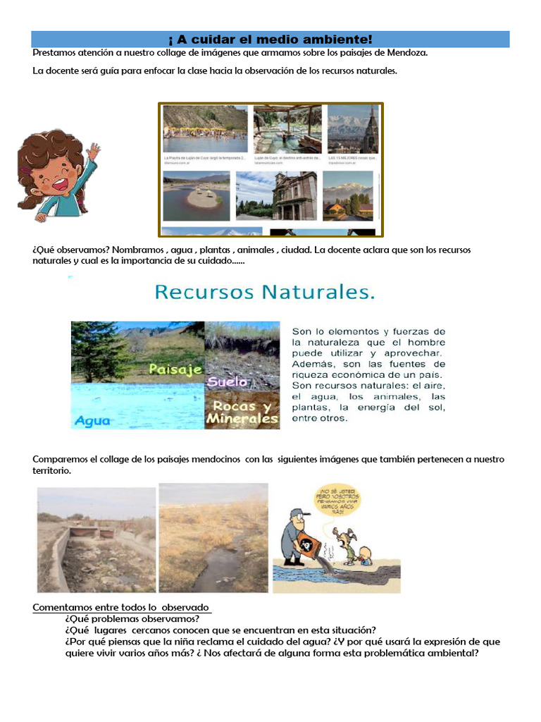 A Cuidar El Medio Ambiente | PDF