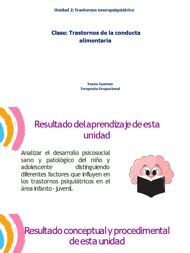 Clase 10 - TCA | PDF | Trastorno por atracón | Desorden alimenticio