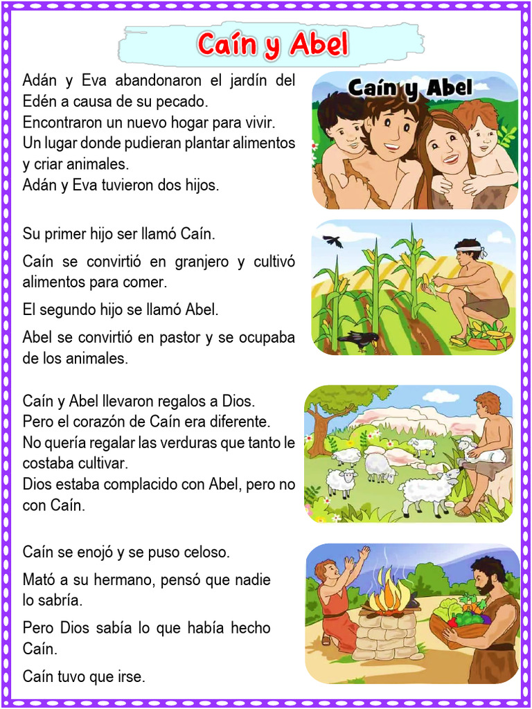 F. Caín y Abel | PDF | Adán y Eva