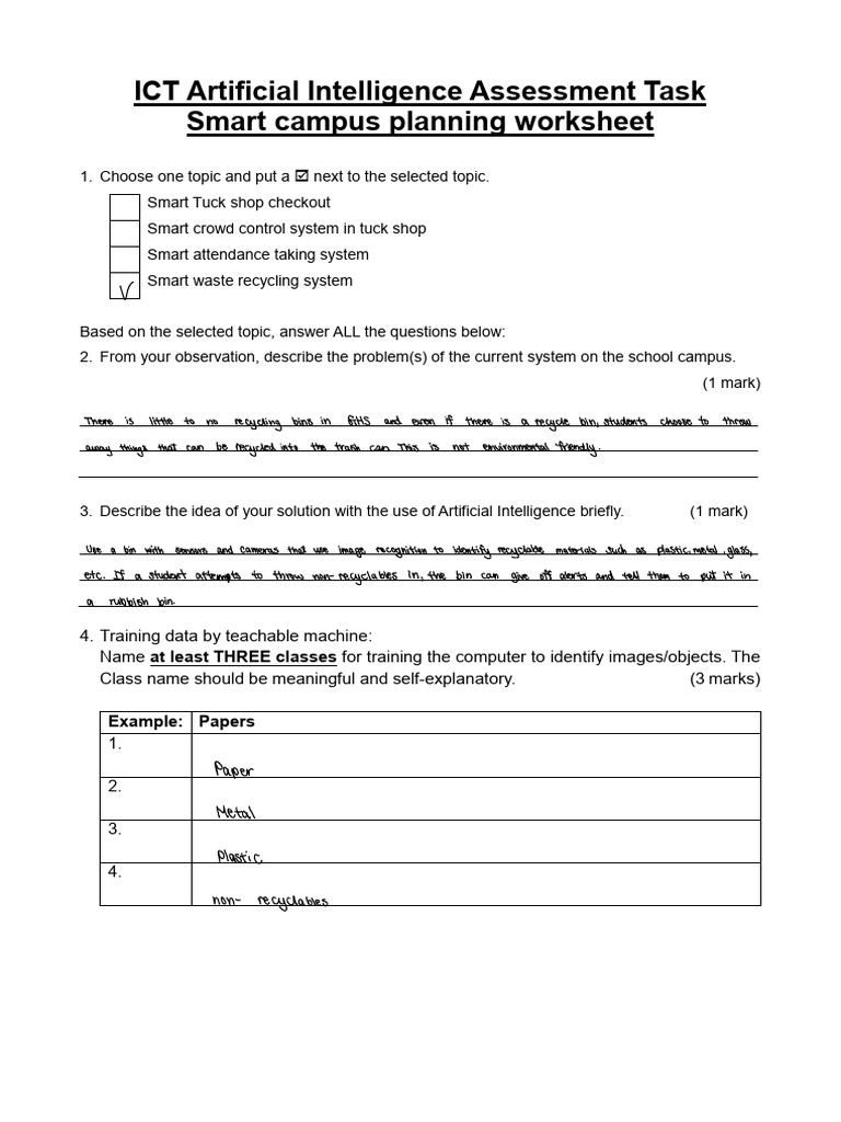 2F13 KWOK JUNE MASON - Smart campus Planning Worksheet | PDF