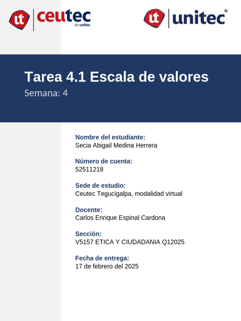 Tarea4.1Etica y Ciudadania | PDF | Gratitud | Amor
