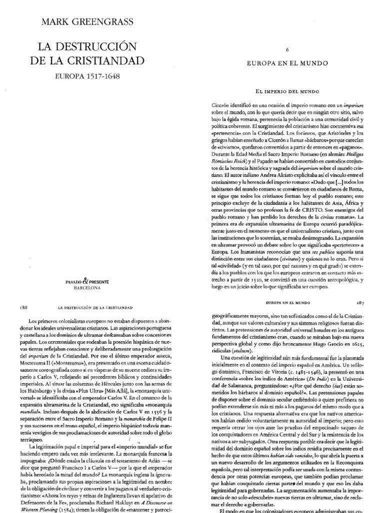 Greengrass | PDF | Imperio español | especia